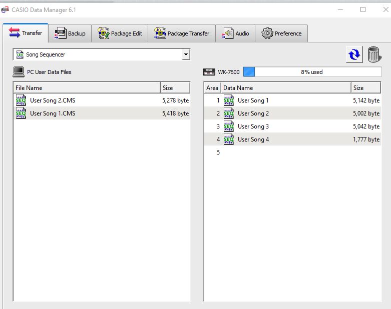 How Do I Play the CMS Files I Transferred? - WK-7500/7600 - CTK-7000/ ...