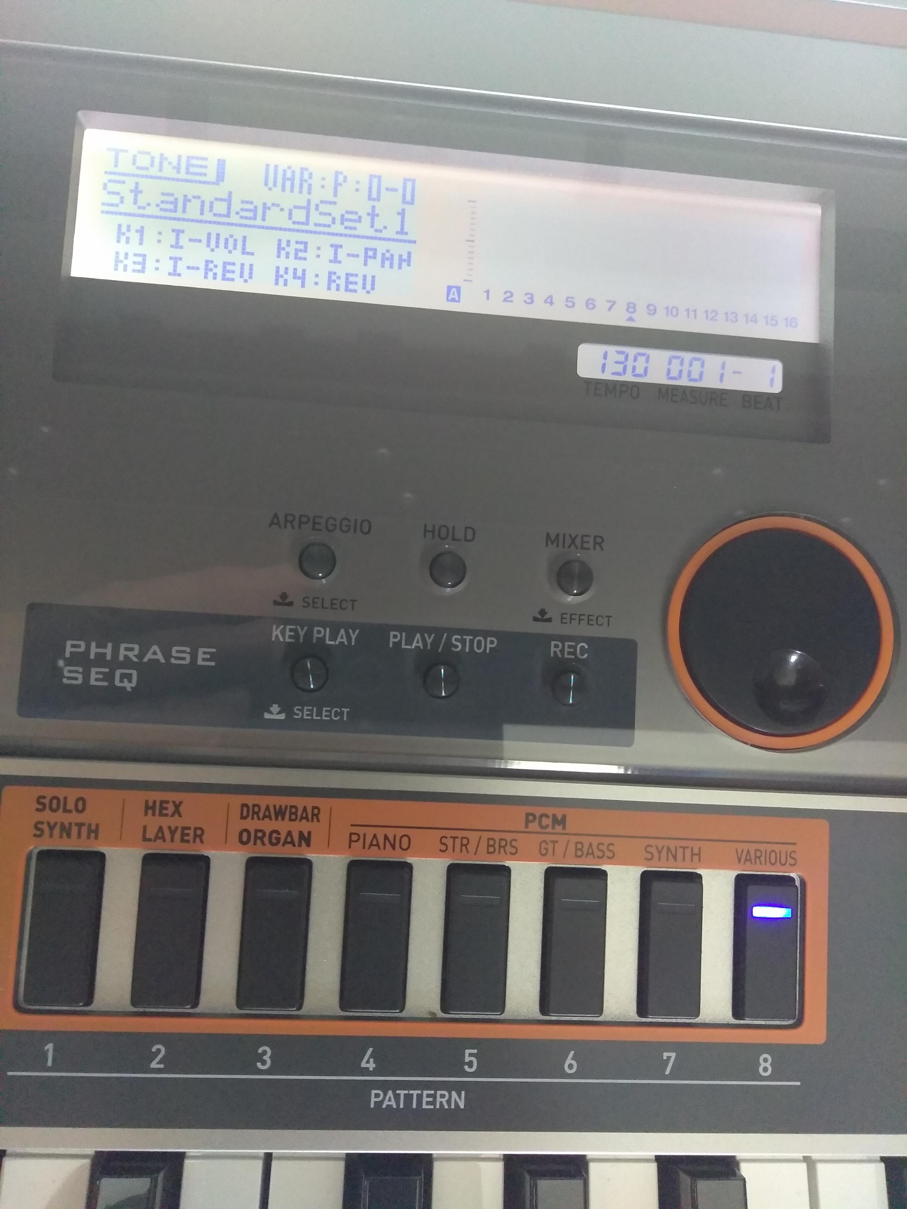 Cant find drum sets at keys - XW-P1 Specific - Casio Music Forums